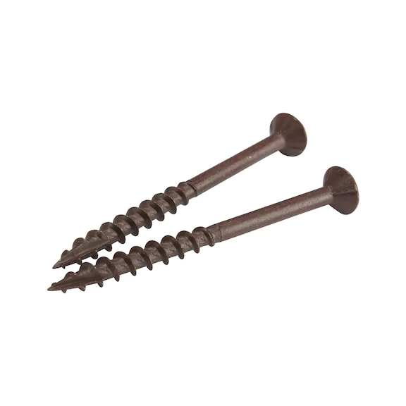 4,2x55 Leveäkantainen Ruskea Rst Ruuvi 250 kpl/ltk | Ylöjärven Puu